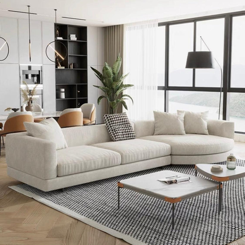 Alessio Designer Round Chaise Sectional Sofa – Home Atelier