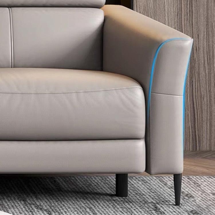 Ellie Sectional L-shape Electric Recliner Leather Sofa – Home Atelier