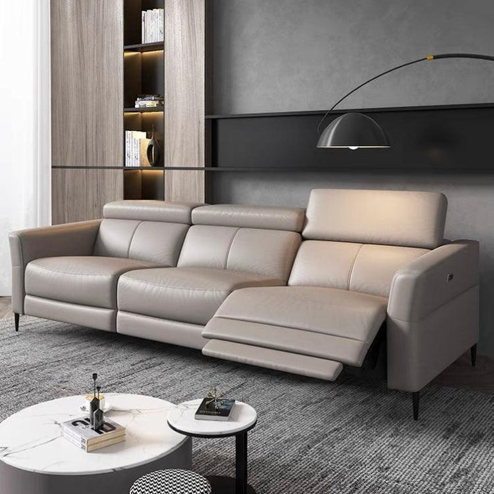 Ellie Sectional Electric Recliner Leather Sofa – Home Atelier